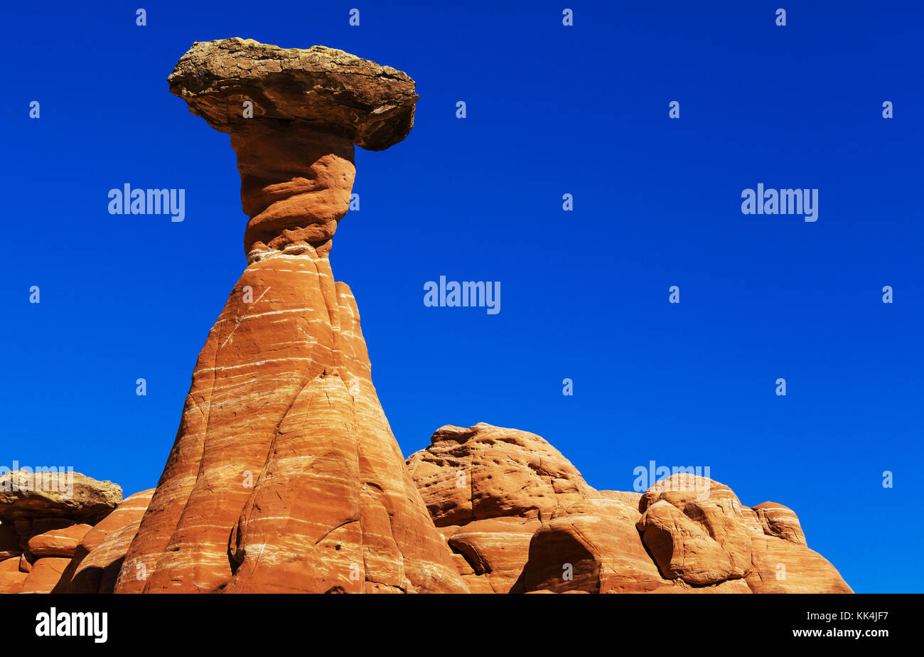 Pinnacle rock formations in Utah,USA Stock Photo - Alamy