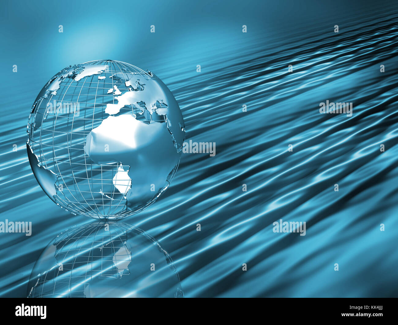 Wireframe globe on abstract background Stock Photo - Alamy
