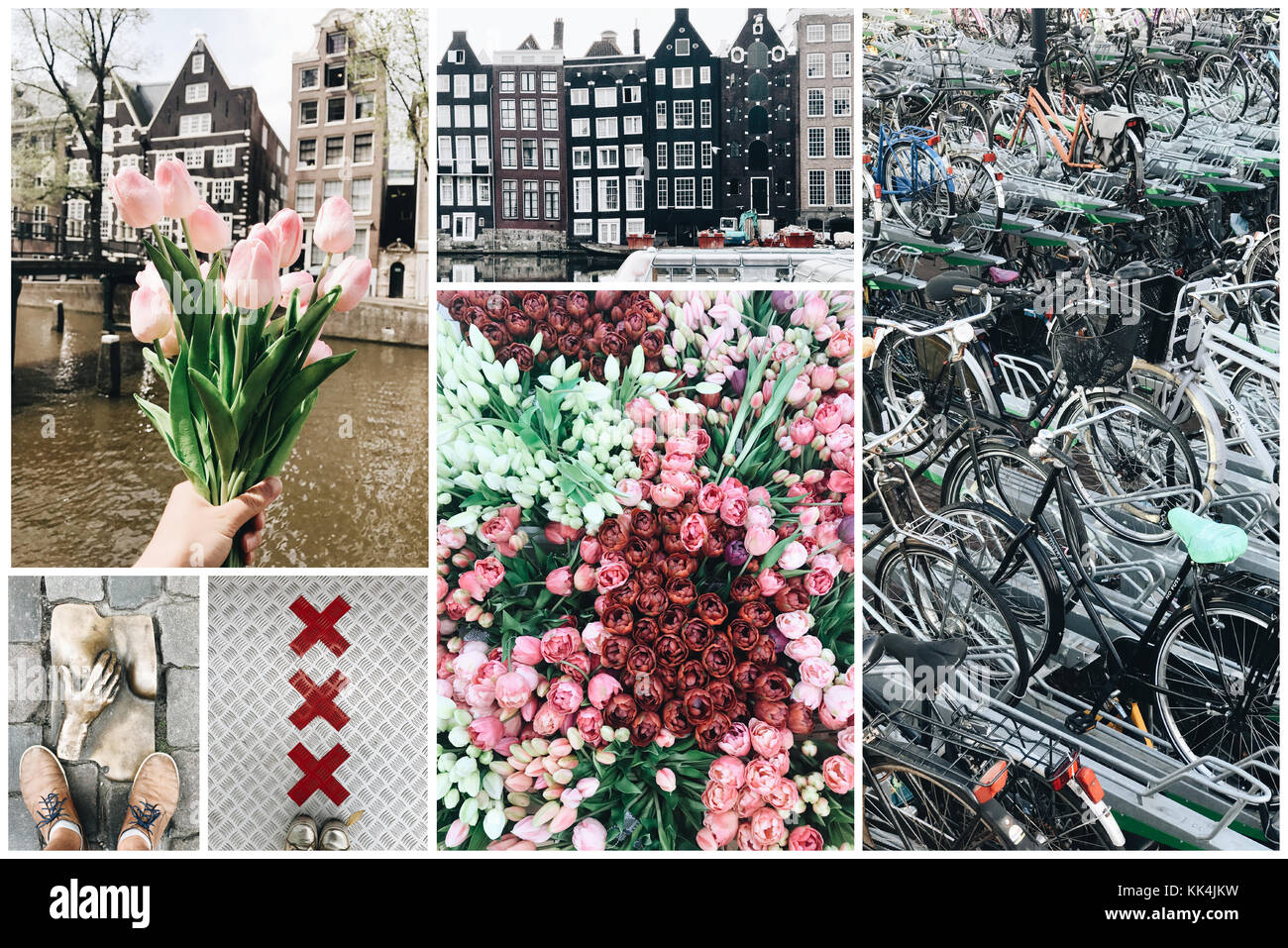 Amsterdam collage hi-res stock photography and images - Alamy