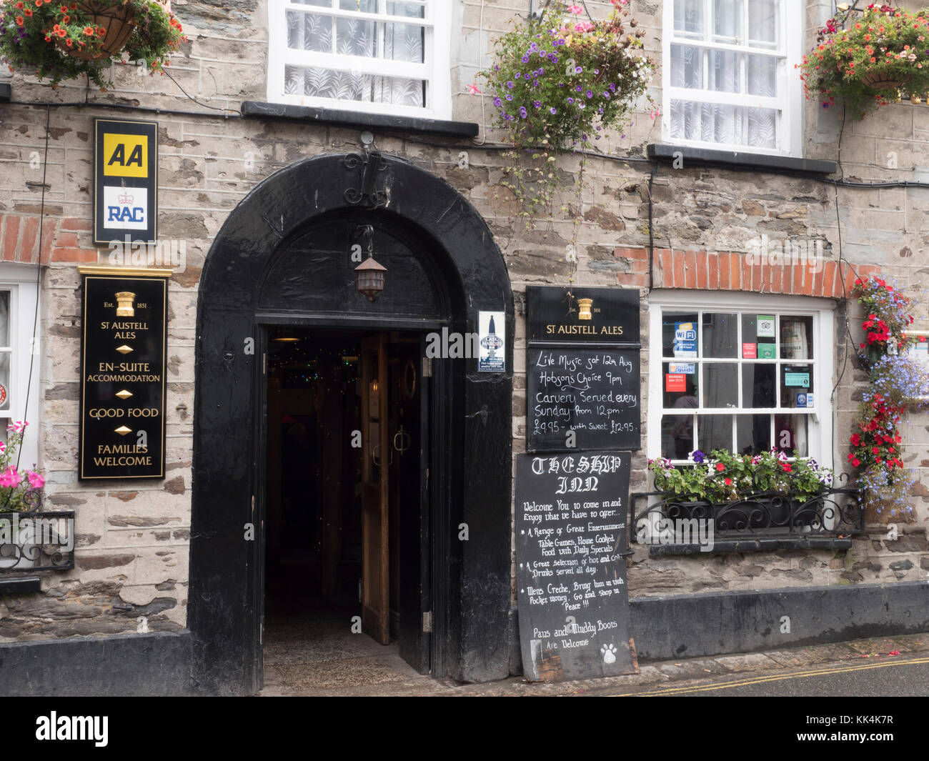 The Ship Inn - public house - Fore Street, Mevagissey, Cornwall ...