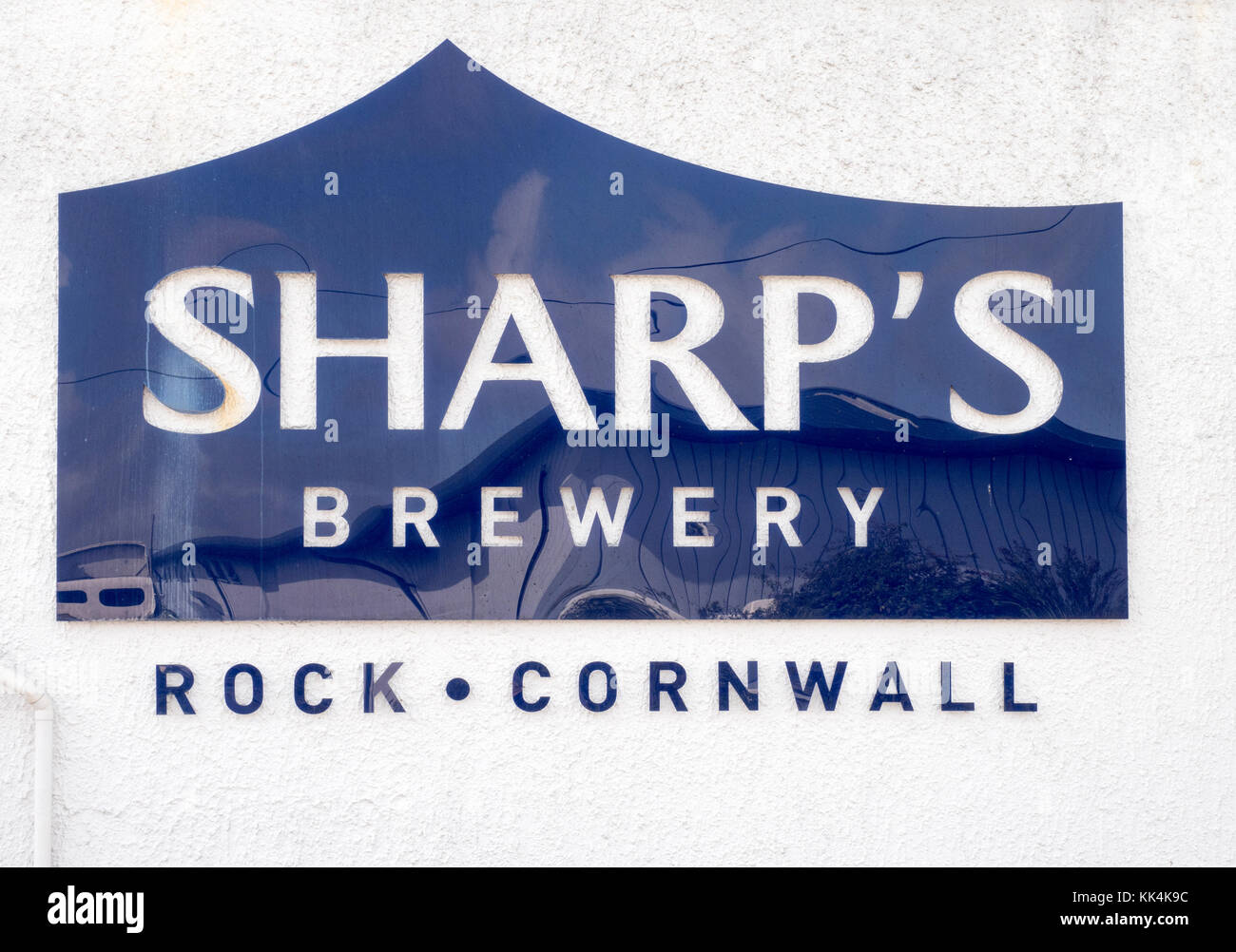 Sign at Sharp's Brewery, Rock, Cornwall, England, UK Stock Photo - Alamy
