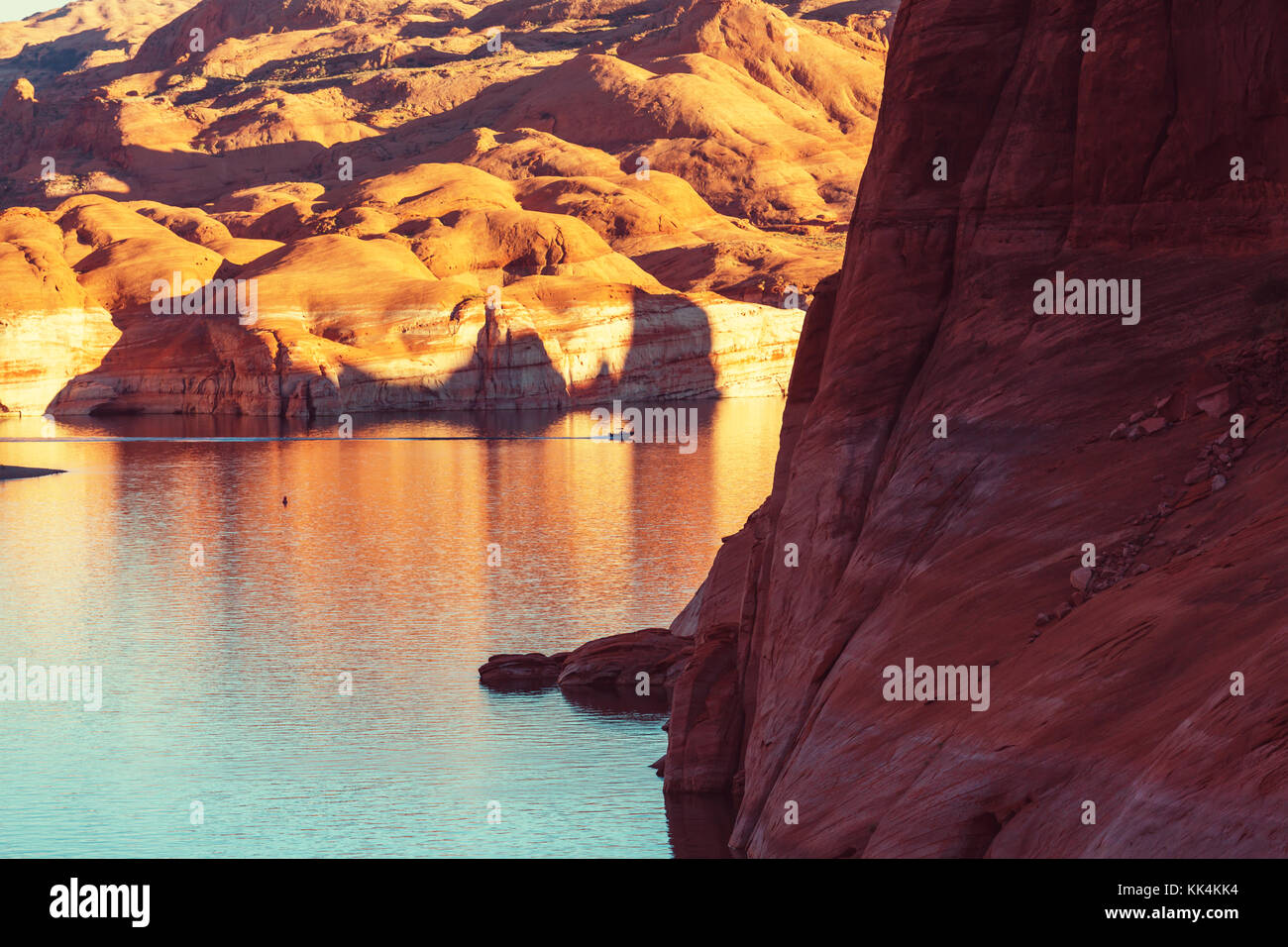 Lake Powell, Alstrom point, USA Stock Photo - Alamy