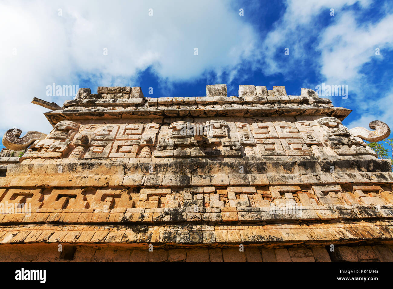 Maya Pyramid in Mexico Stock Photo - Alamy