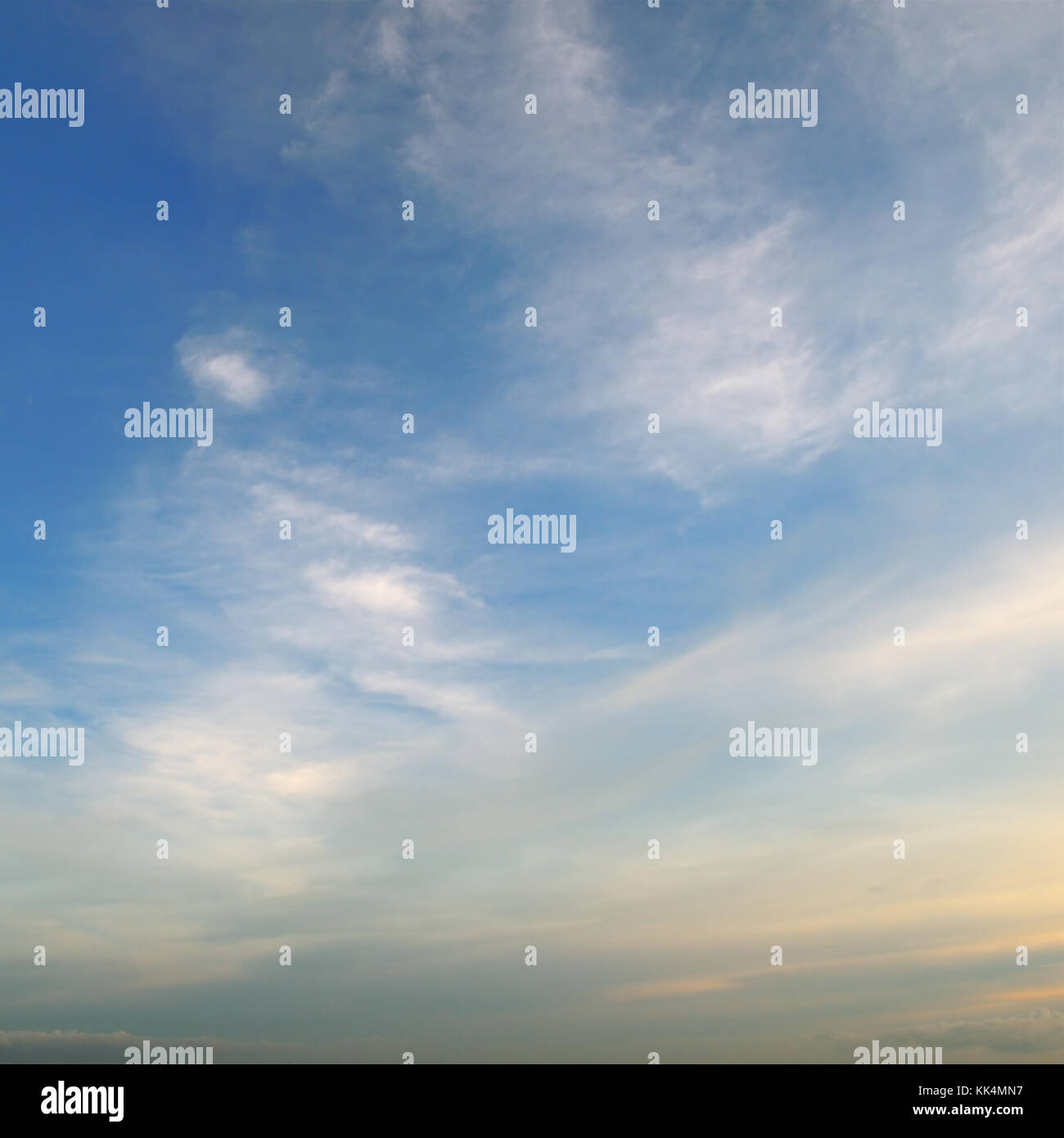 beautiful blue sky with light clouds Stock Photo - Alamy