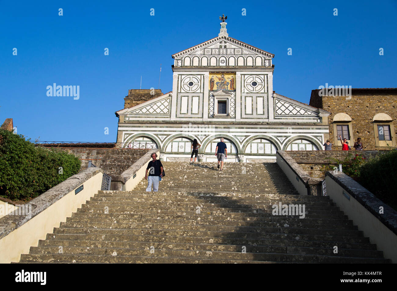 Romanesque Basilica di San Miniato al Monte (Basilica of St. Minias on ...