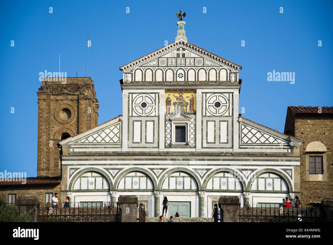 Romanesque Basilica di San Miniato al Monte (Basilica of St. Minias on ...
