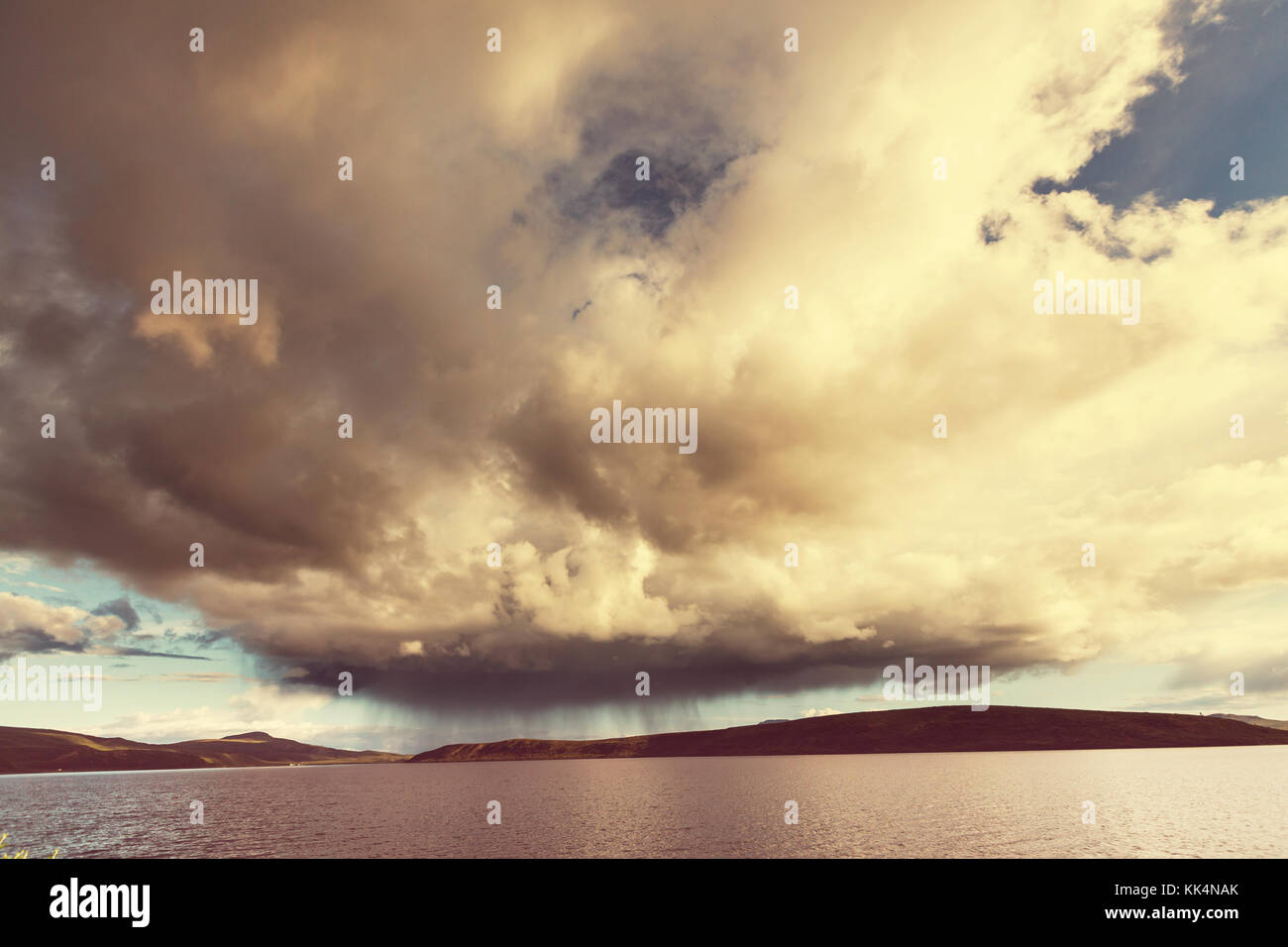 Rain in mountains Stock Photo - Alamy