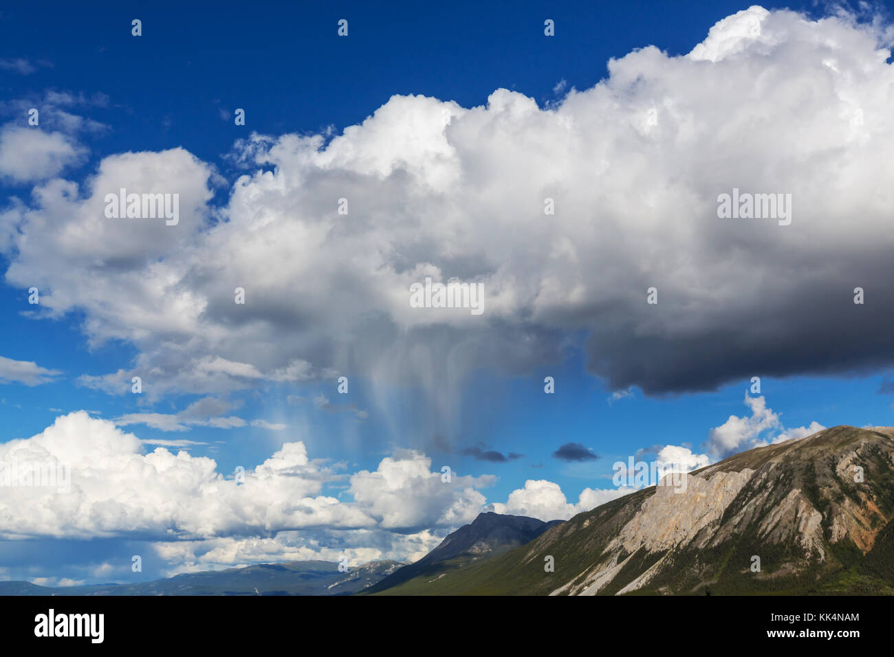 Rain in mountains Stock Photo - Alamy