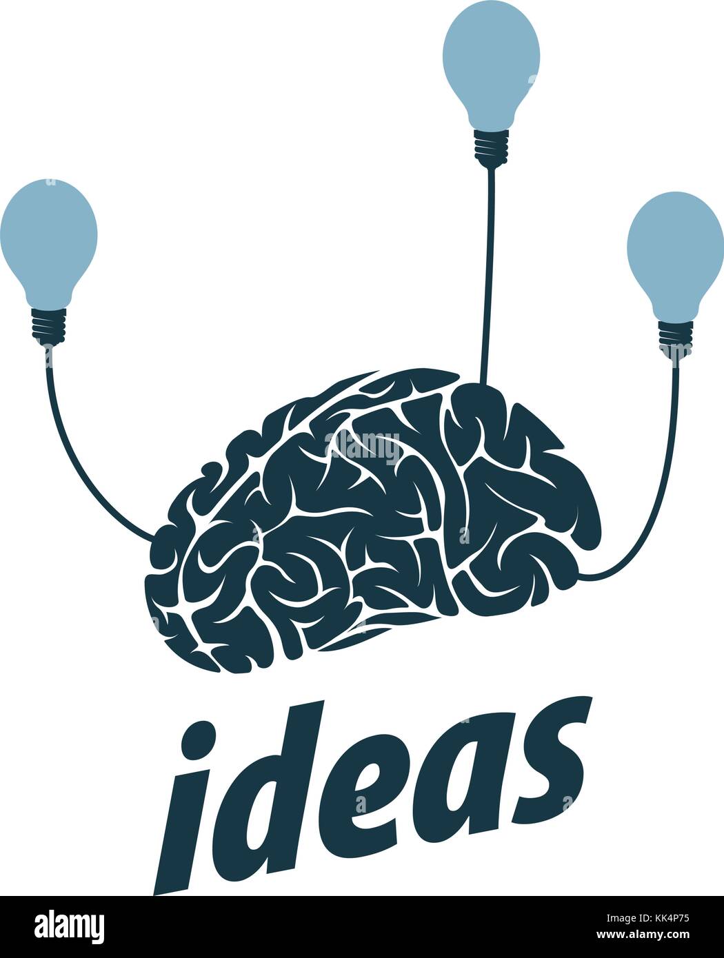 Vector brain logo Stock Vector Image & Art - Alamy