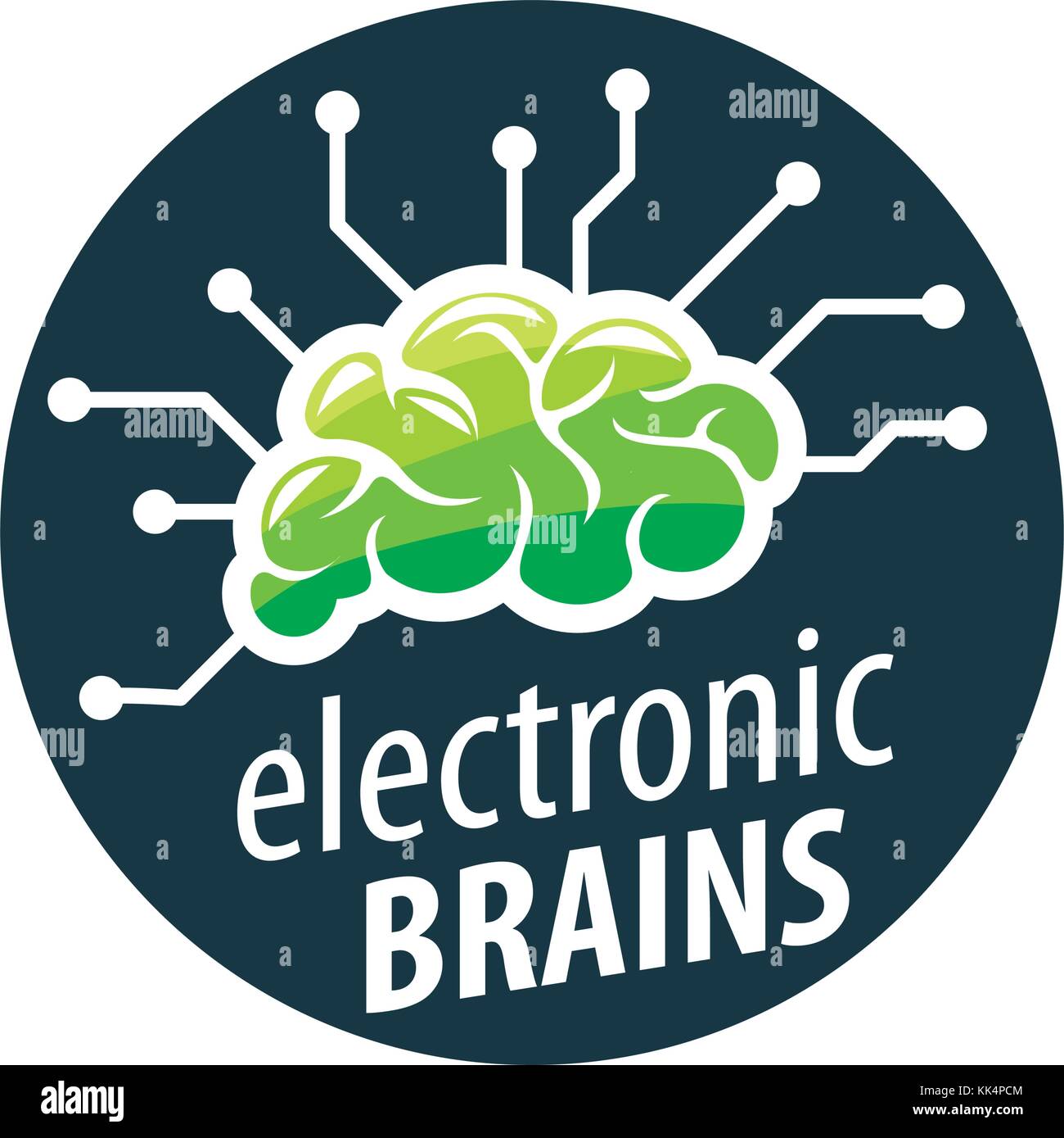 Vector brain logo Stock Vector Image & Art - Alamy