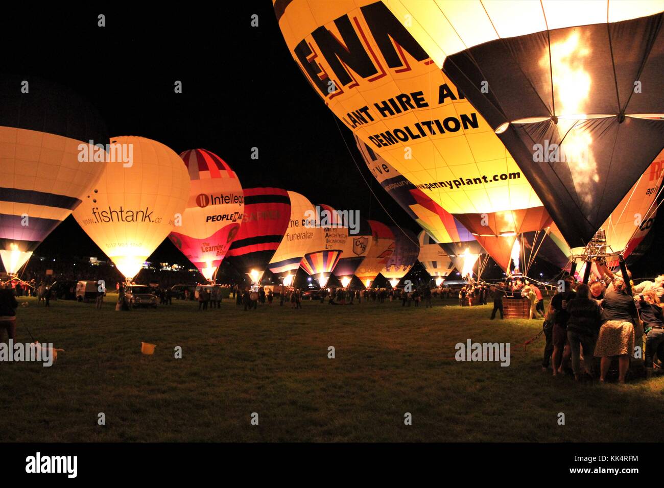 Bristol, England - August 13, 2017: Bristol International Balloon ...