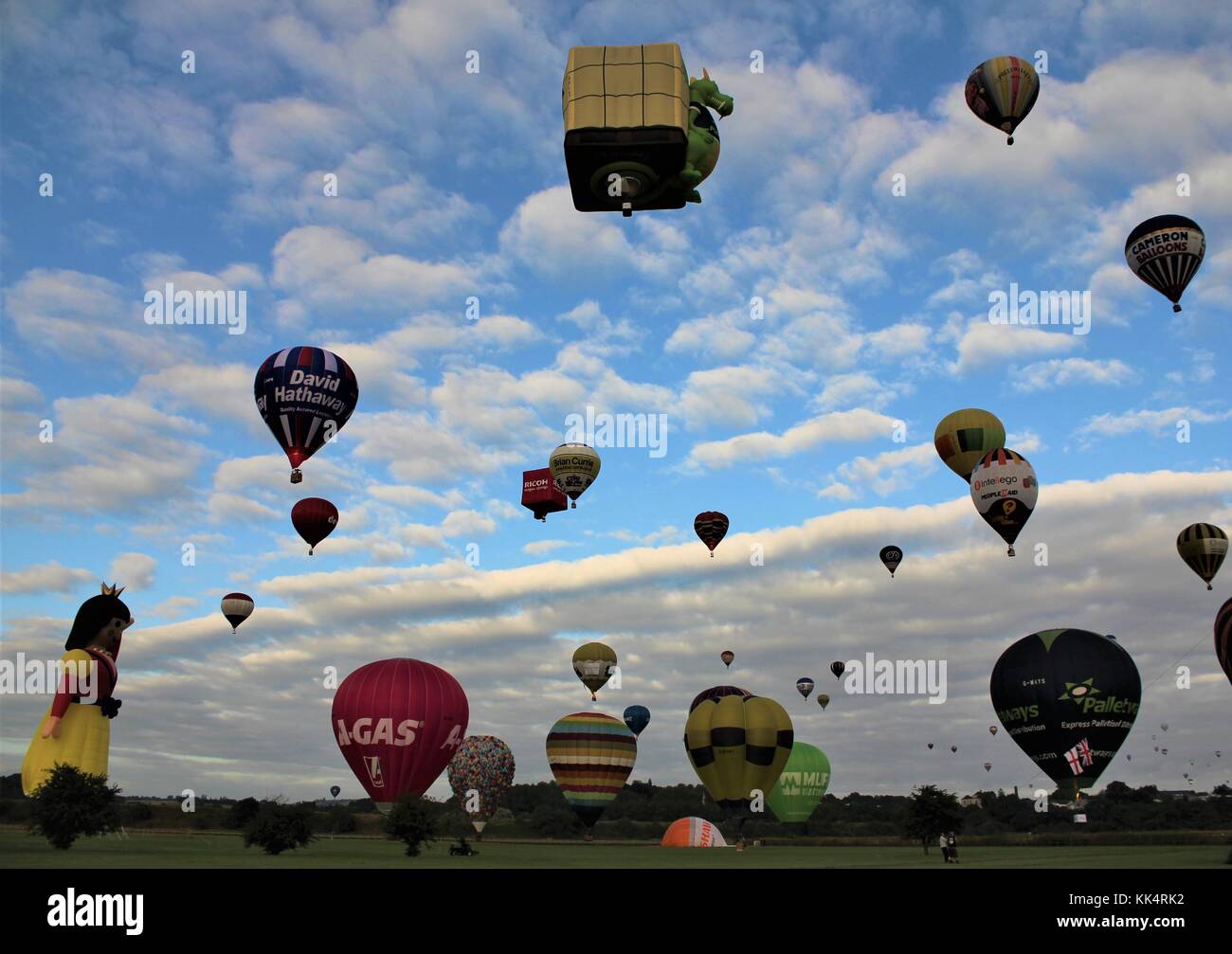 Bristol aerial view balloons hi-res stock photography and images - Alamy