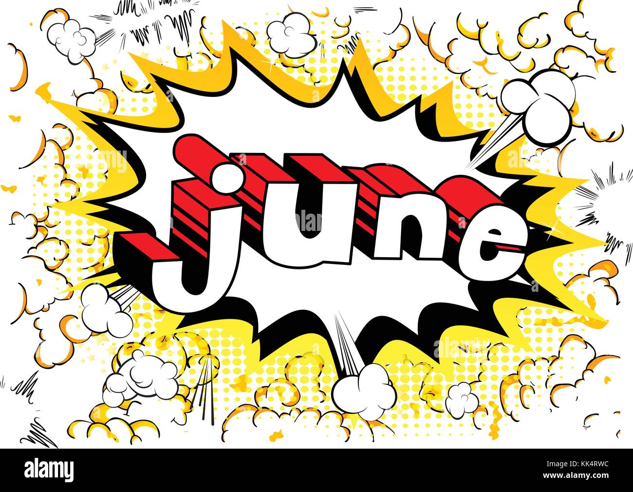 June Word Art