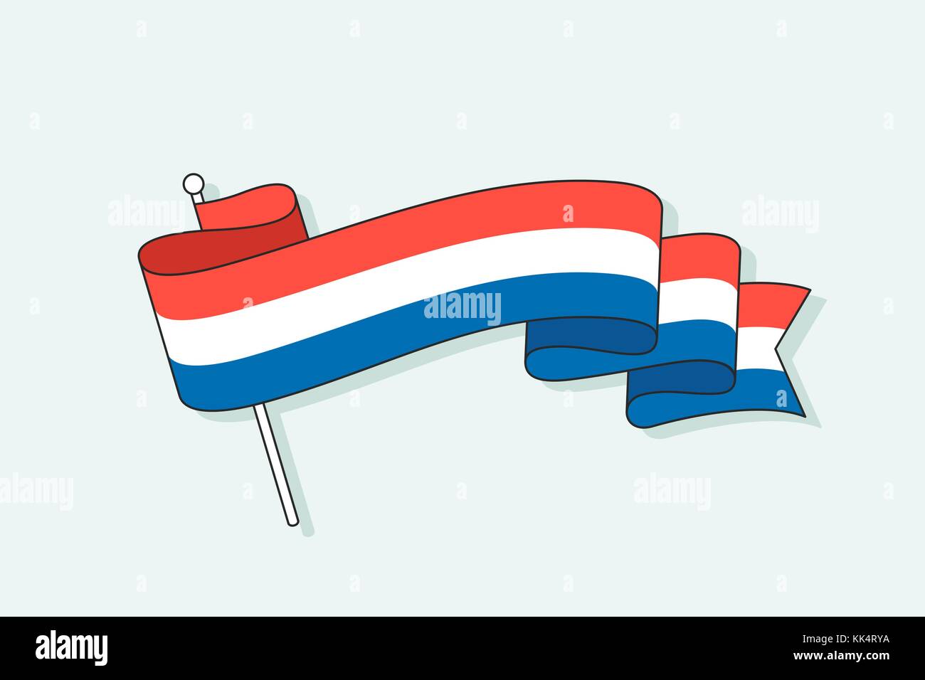 Flag with three stripe Stock Vector Image & Art - Alamy