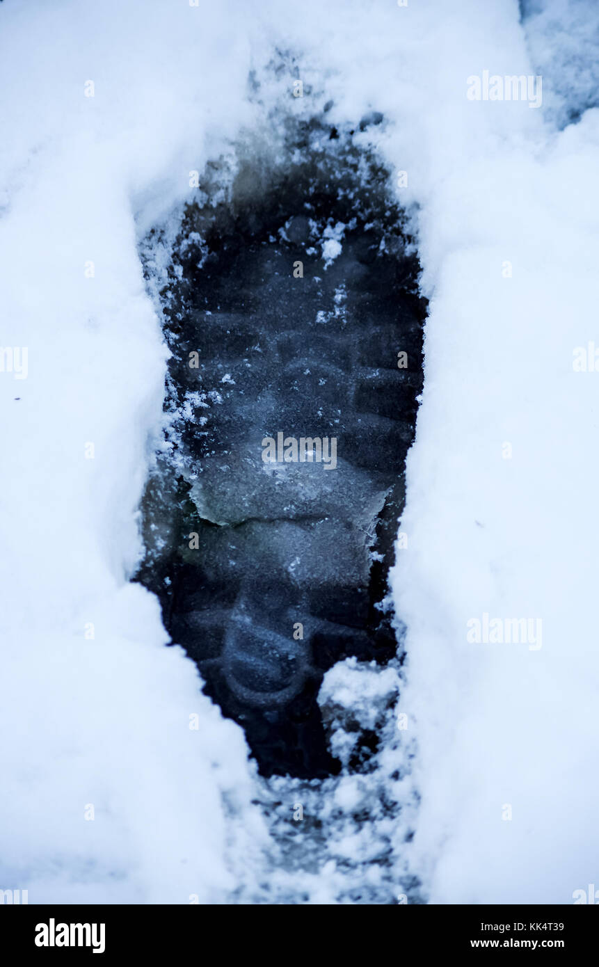 Boot Footprints In Mud High Resolution Stock Photography and Images - Alamy