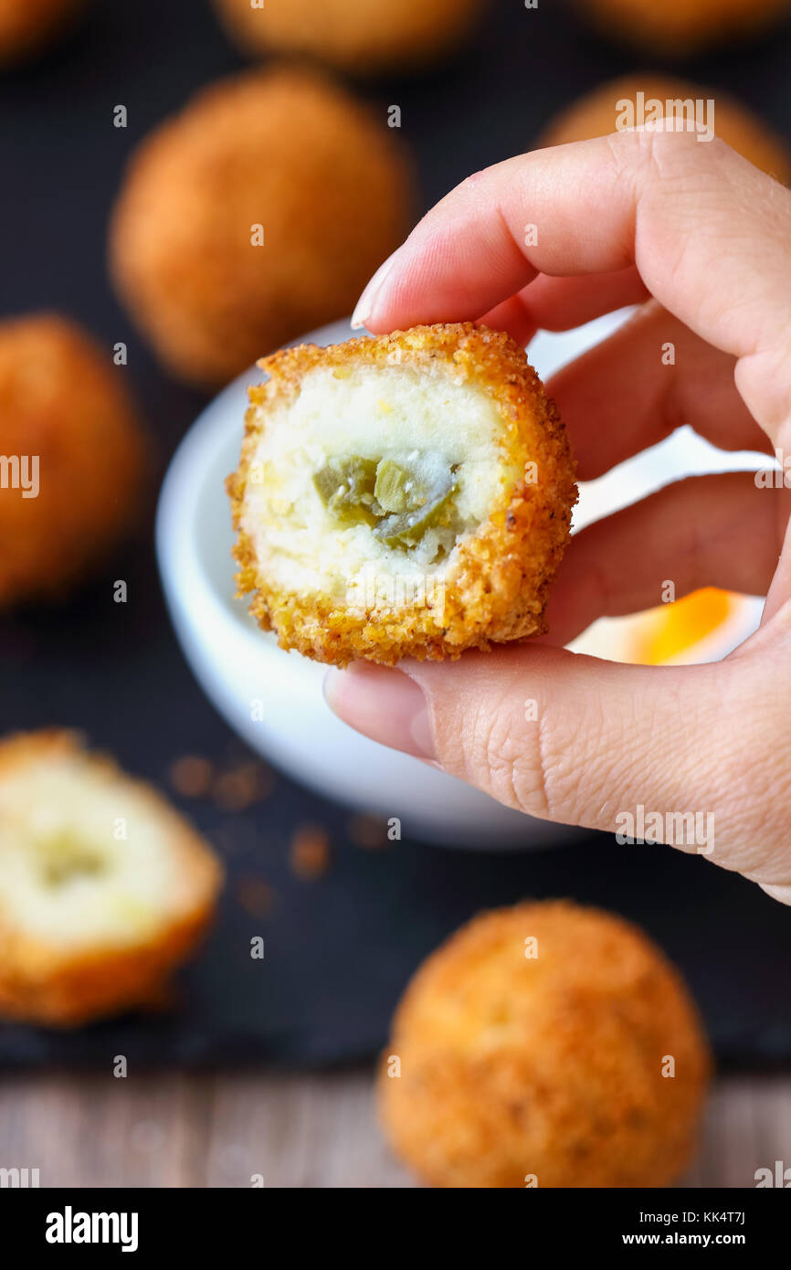 Potato croquettes hi-res stock photography and images - Alamy