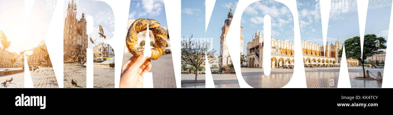 Krakow text hi-res stock photography and images - Alamy