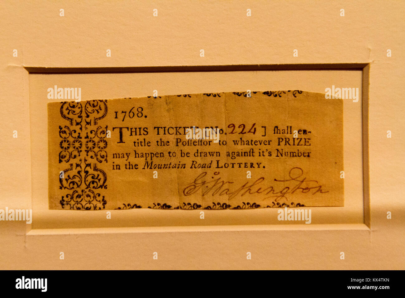 George washington exhibit hi-res stock photography and images - Alamy