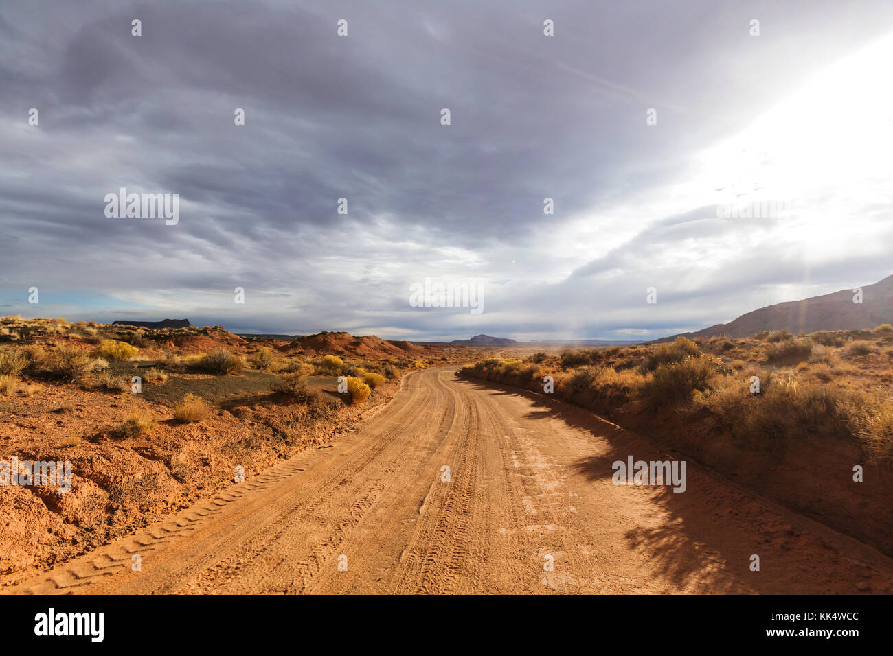 Road in the prairie country Stock Photo - Alamy