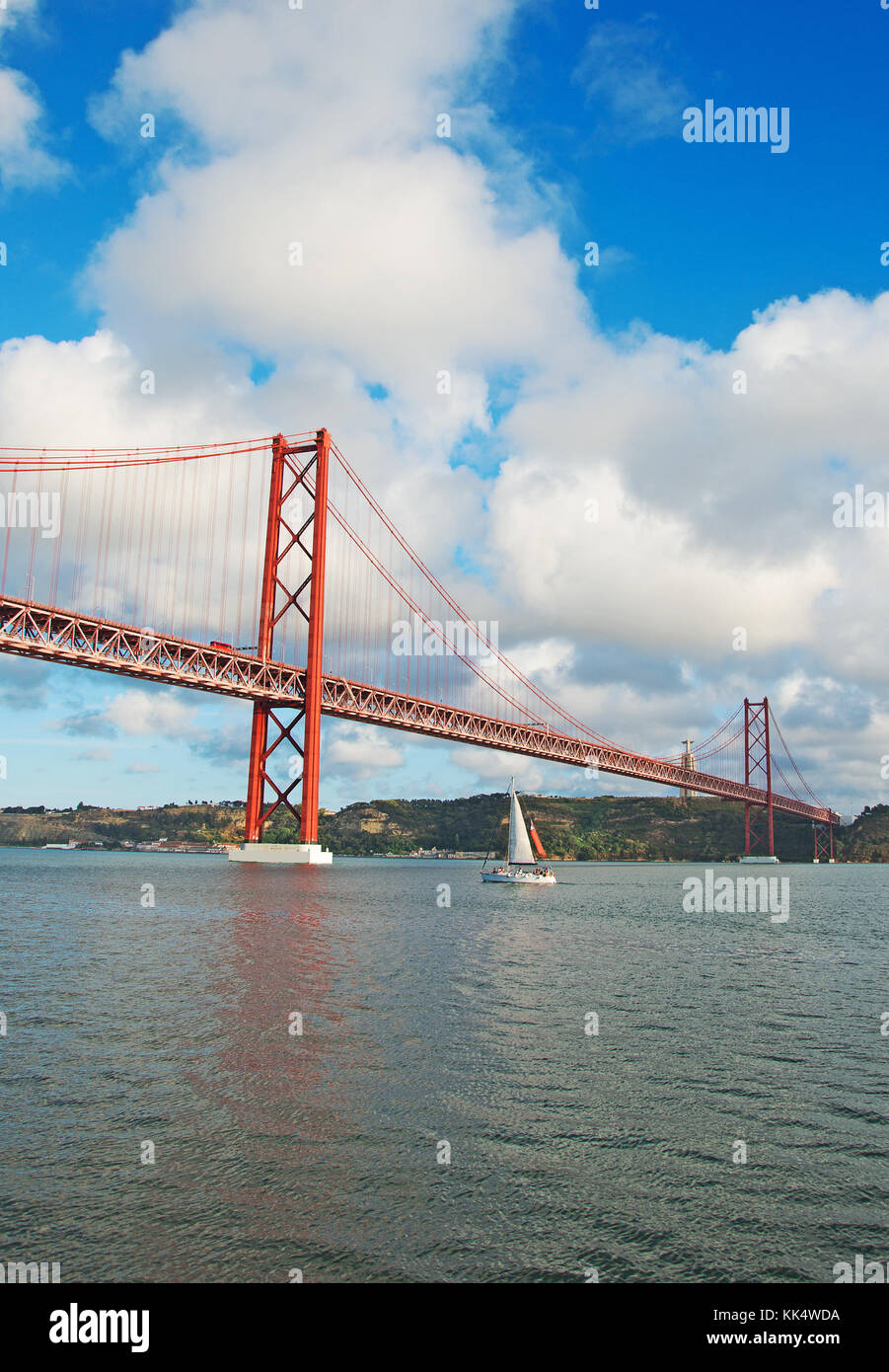 Bridge of 25th april in Lisbon Stock Photo - Alamy