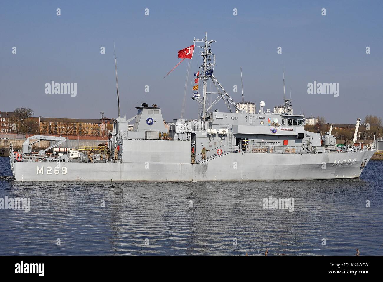 TURKISH NAVY AYDIN CLASS MINEHUNTER, M269 TCG ANAMUR Stock Photo - Alamy