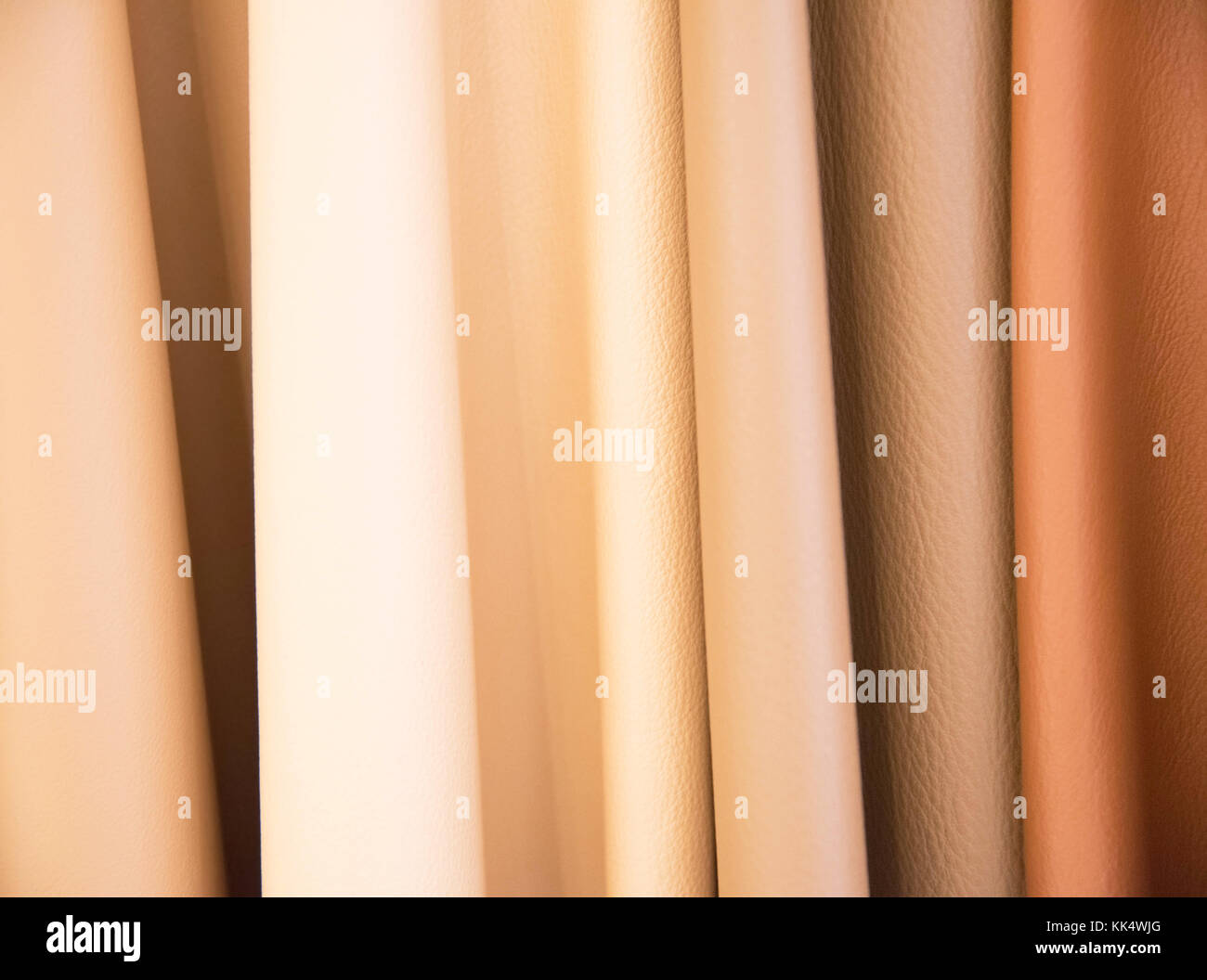 Color palette sample of leather material Stock Photo - Alamy
