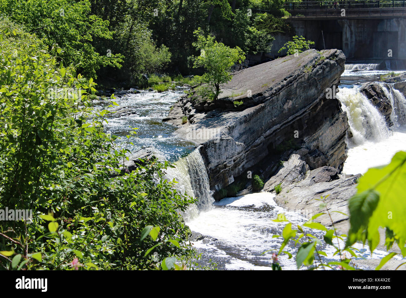 Hogback river falls Stock Photo - Alamy