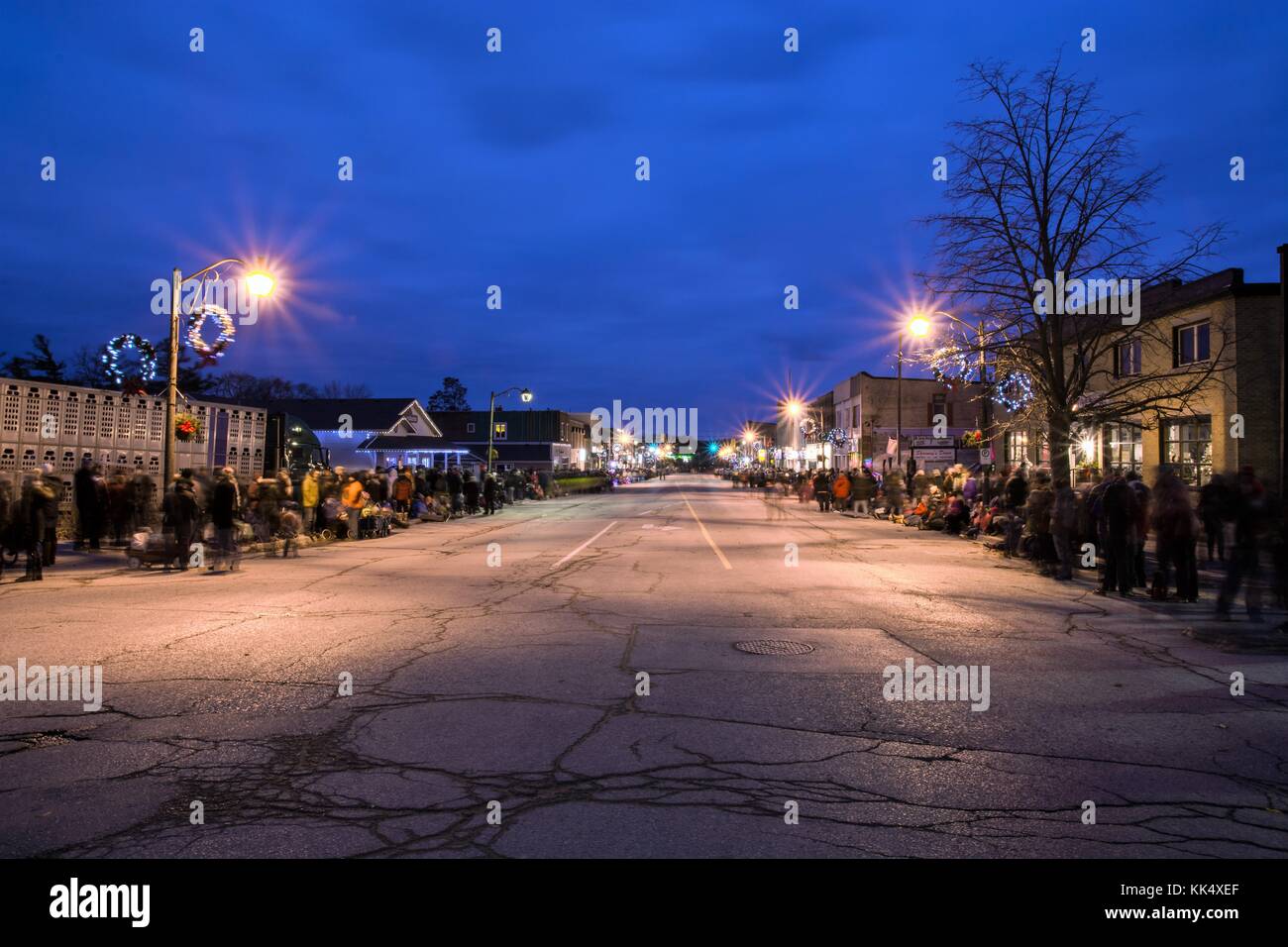 Empty Street Downtown Fenelon Falls Stock Photo - Alamy