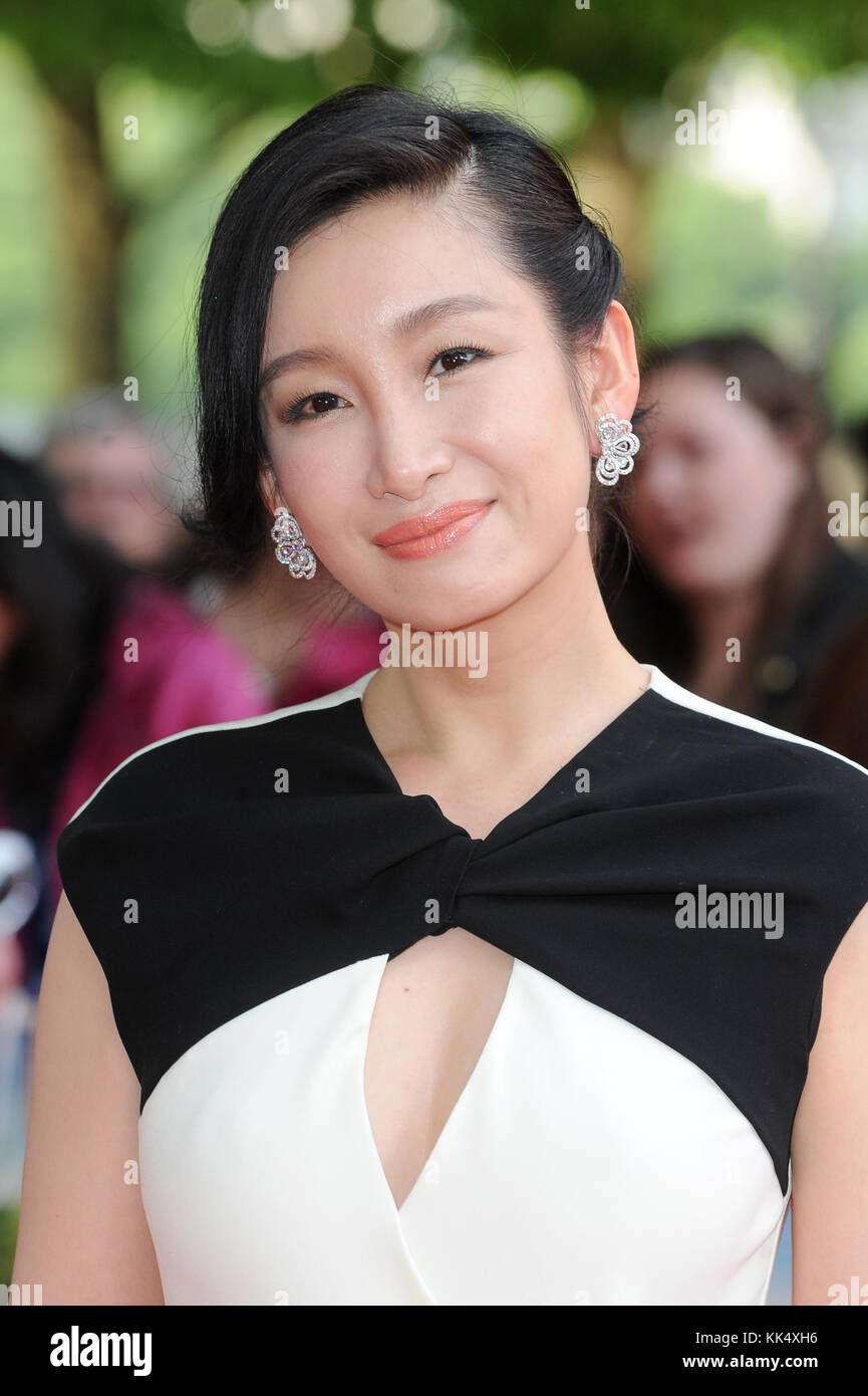 Actress Qin Hai Lu attends the UK premiere of Belle at BFI Southbank in ...