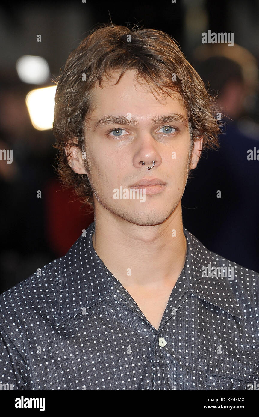 American actor Ellar Coltrane attends the UK Premiere of Dracula Untold ...