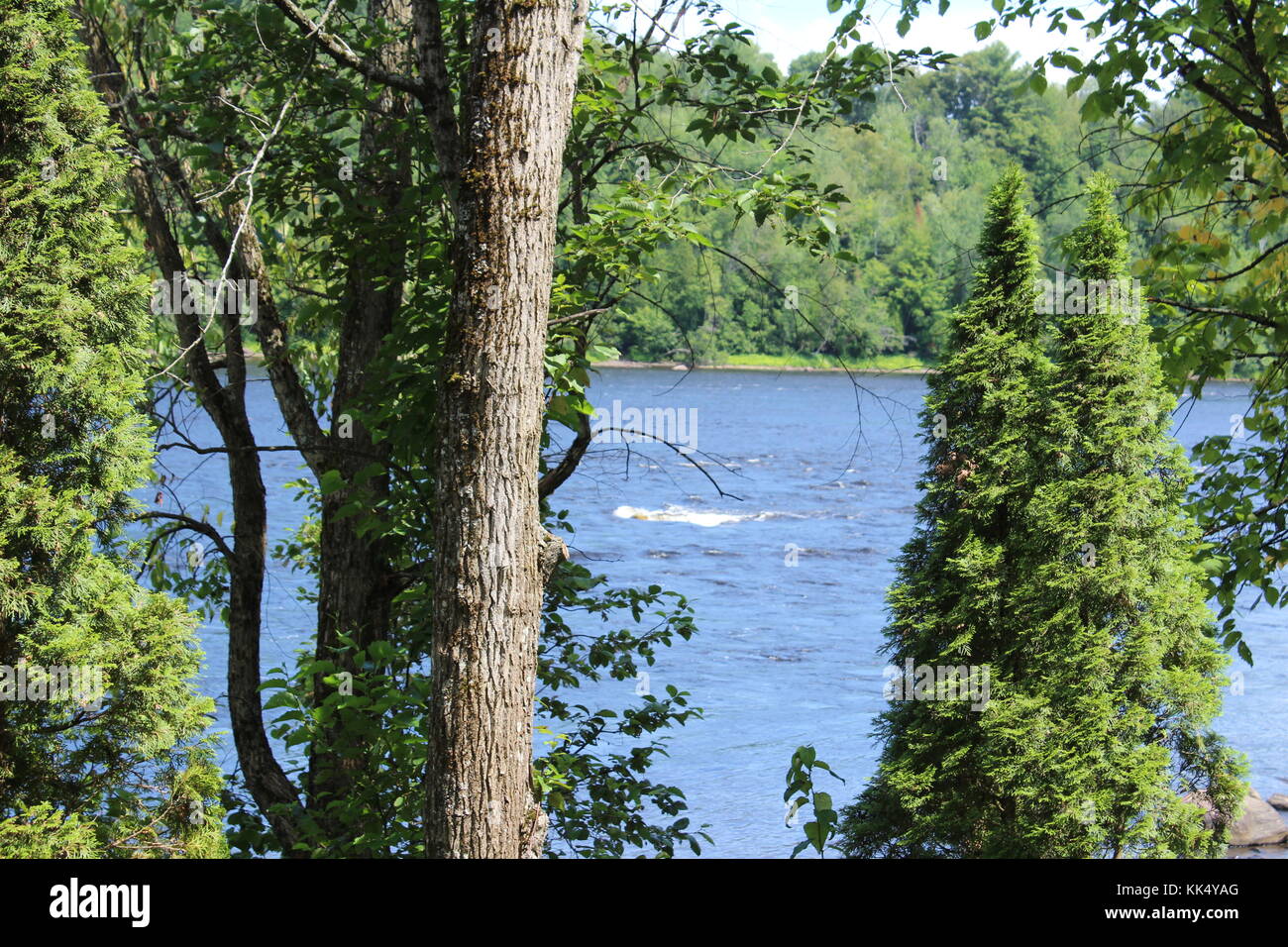 St Maurice river, Trois-Rivieres Stock Photo - Alamy