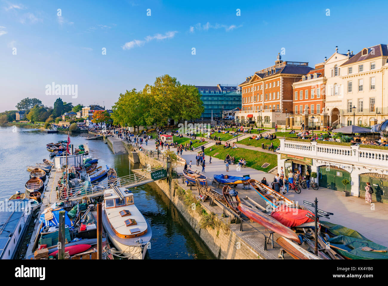 LONDON, UNITED KINGDOM - OCTOBER 16: This is a view of the Thames ...