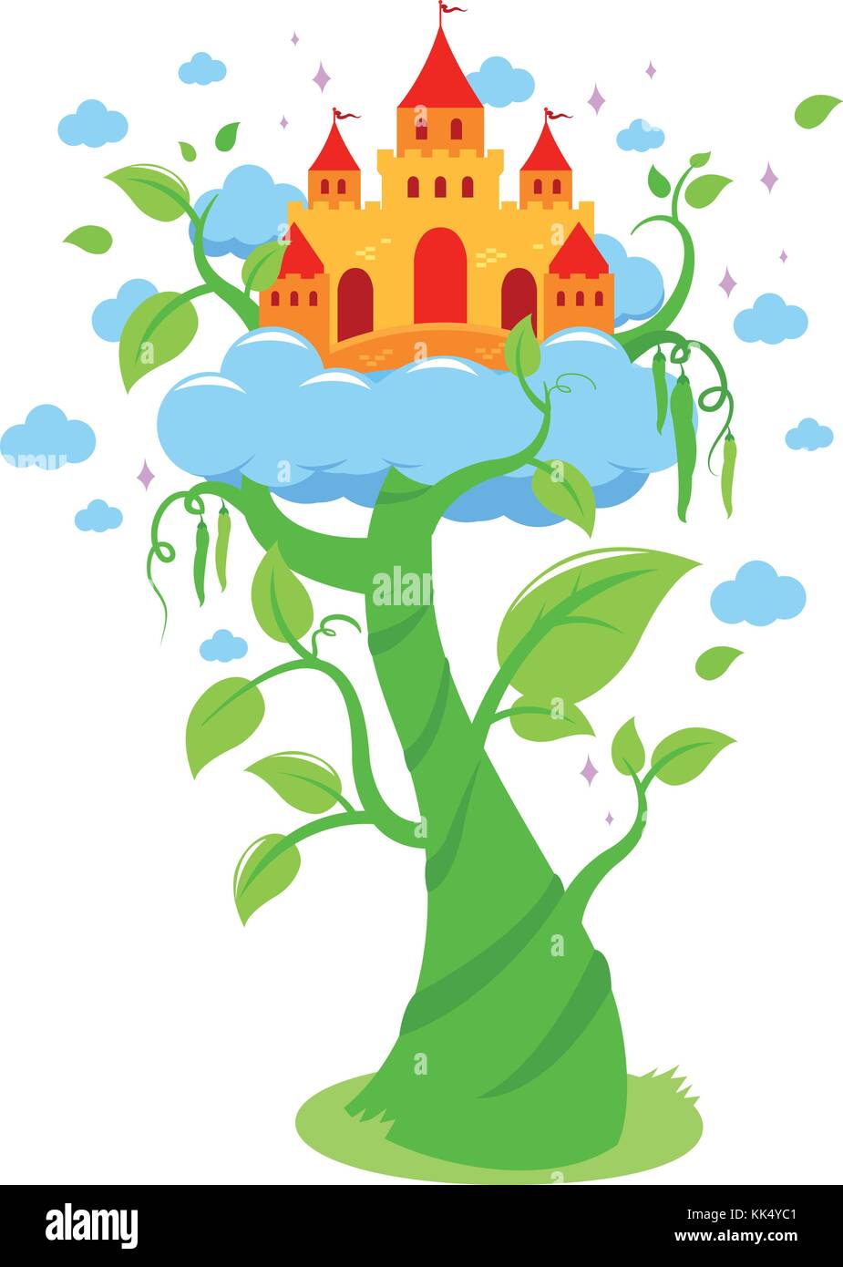 Jack magic beanstalk hi-res stock photography and images - Alamy