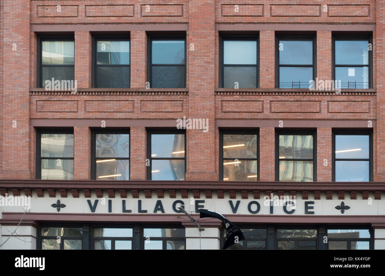 Village voice newspaper headquarters NYC Stock Photo - Alamy
