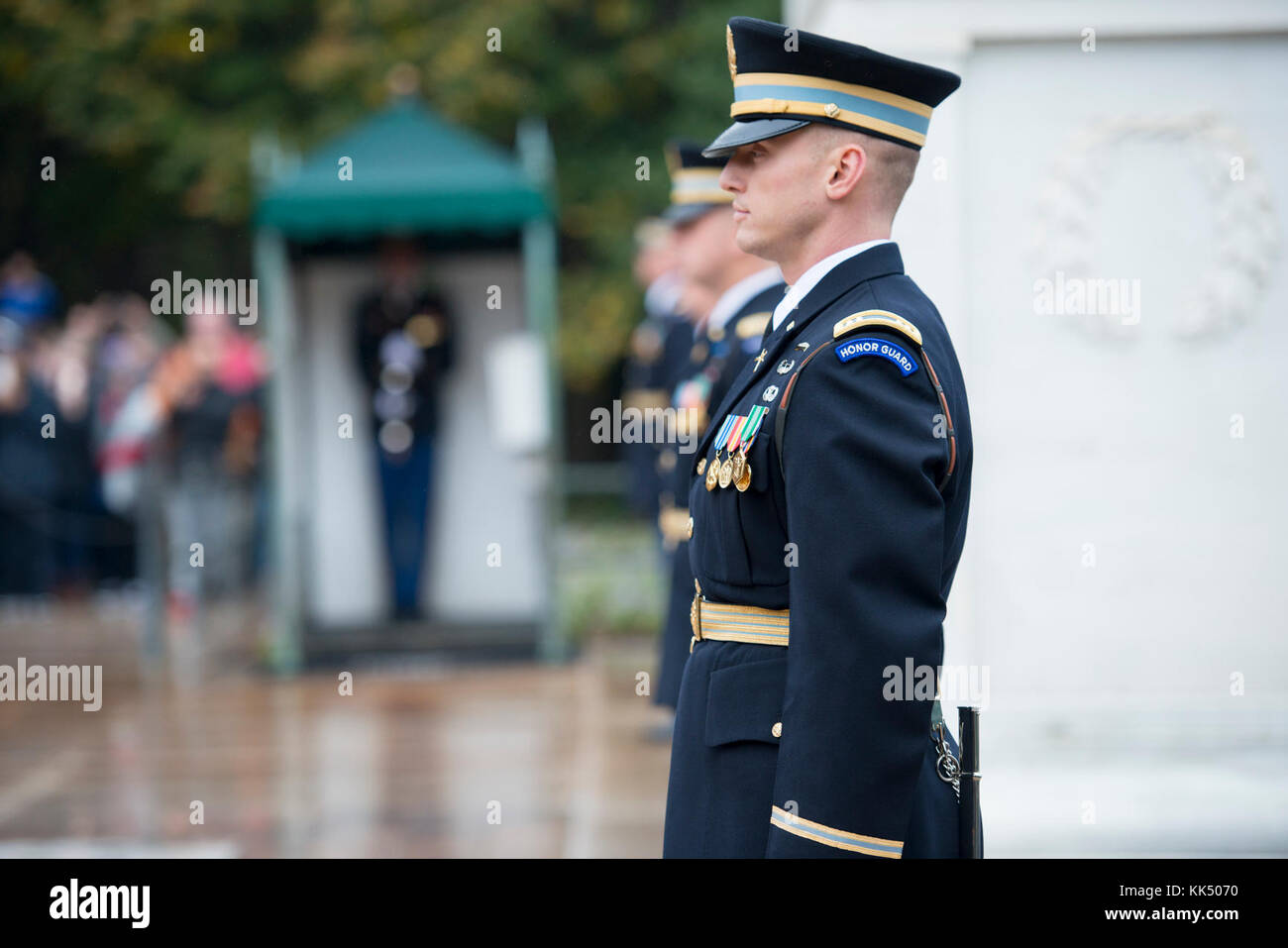 U.S. Army Honor Guard soldiers participate in an Army Full Honors ...