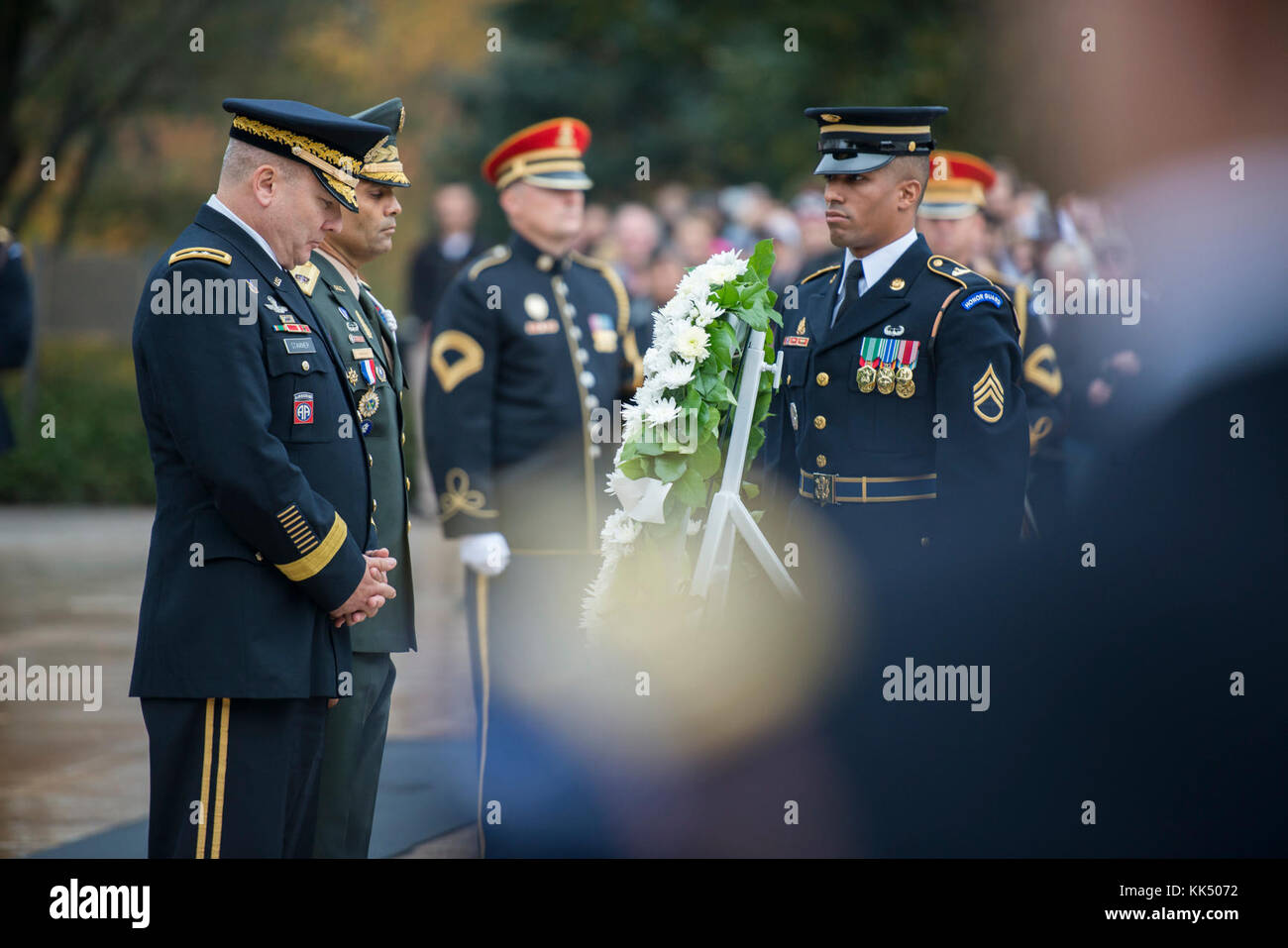 Maj. Gen. Mark Stammer, commanding general, U.S. Army South; and Brig ...