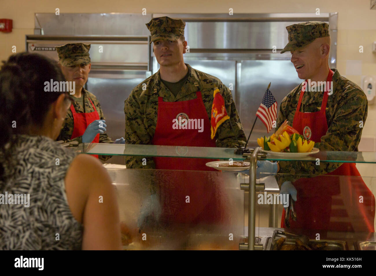 U.S. Marine Corps Brig. Gen. Paul J. Rock Jr. (right), the Commanding ...