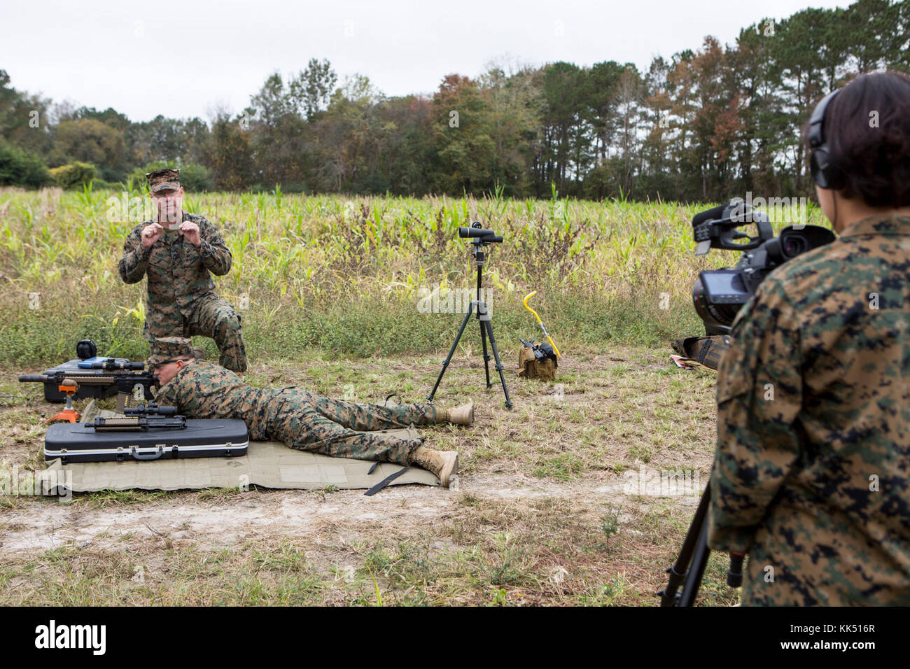 U.S. Marine Corps Lance Cpl. Melissa M. Lettieri, combat videographer ...