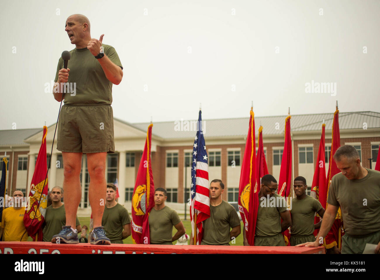 U.S. Marine Corps Sgt. Maj. Howard L. Kreamer, sergeant major of 2nd ...