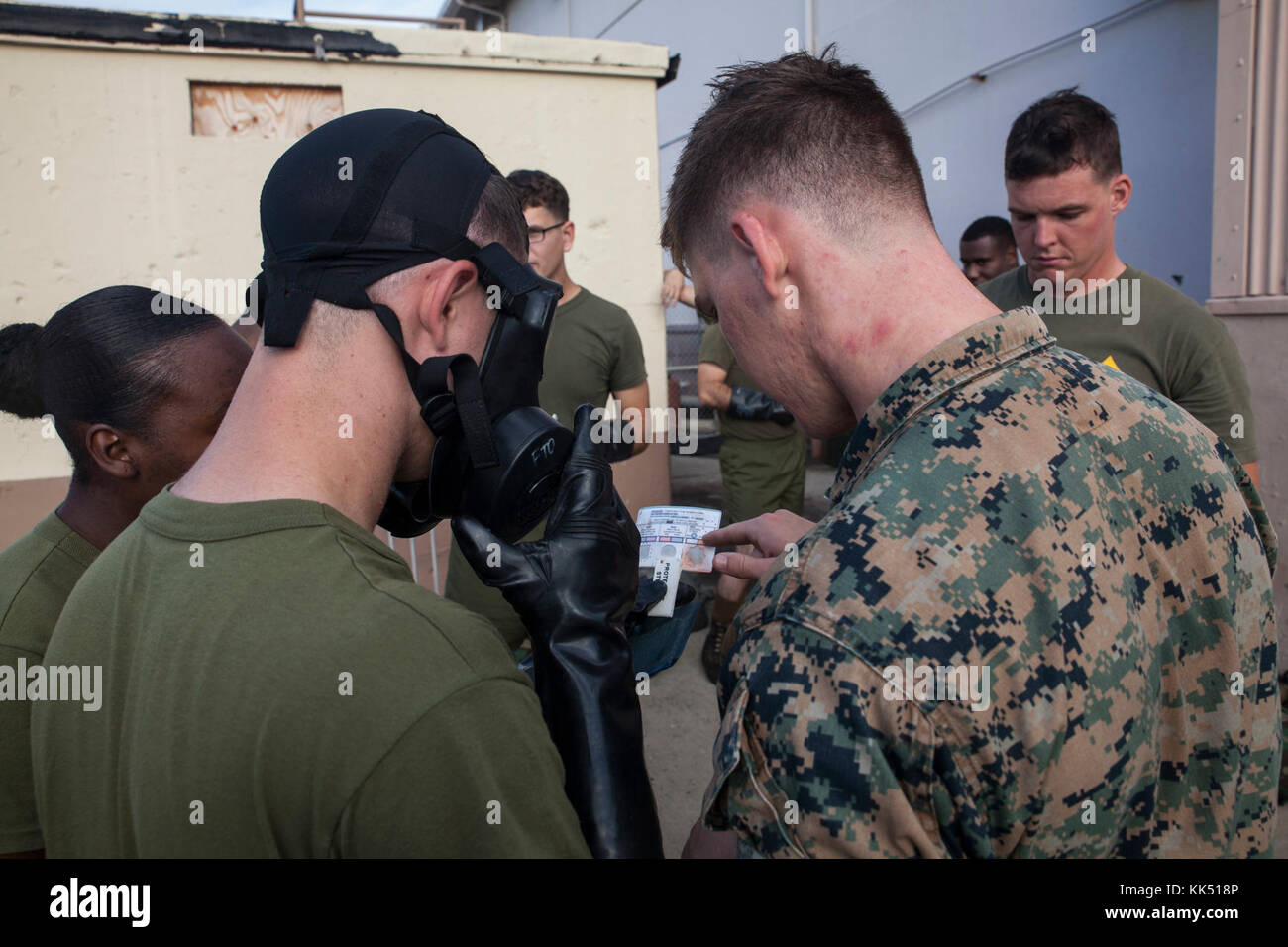 Cpl. Daniel Gettle (right), a chemical, biological, radiological and ...