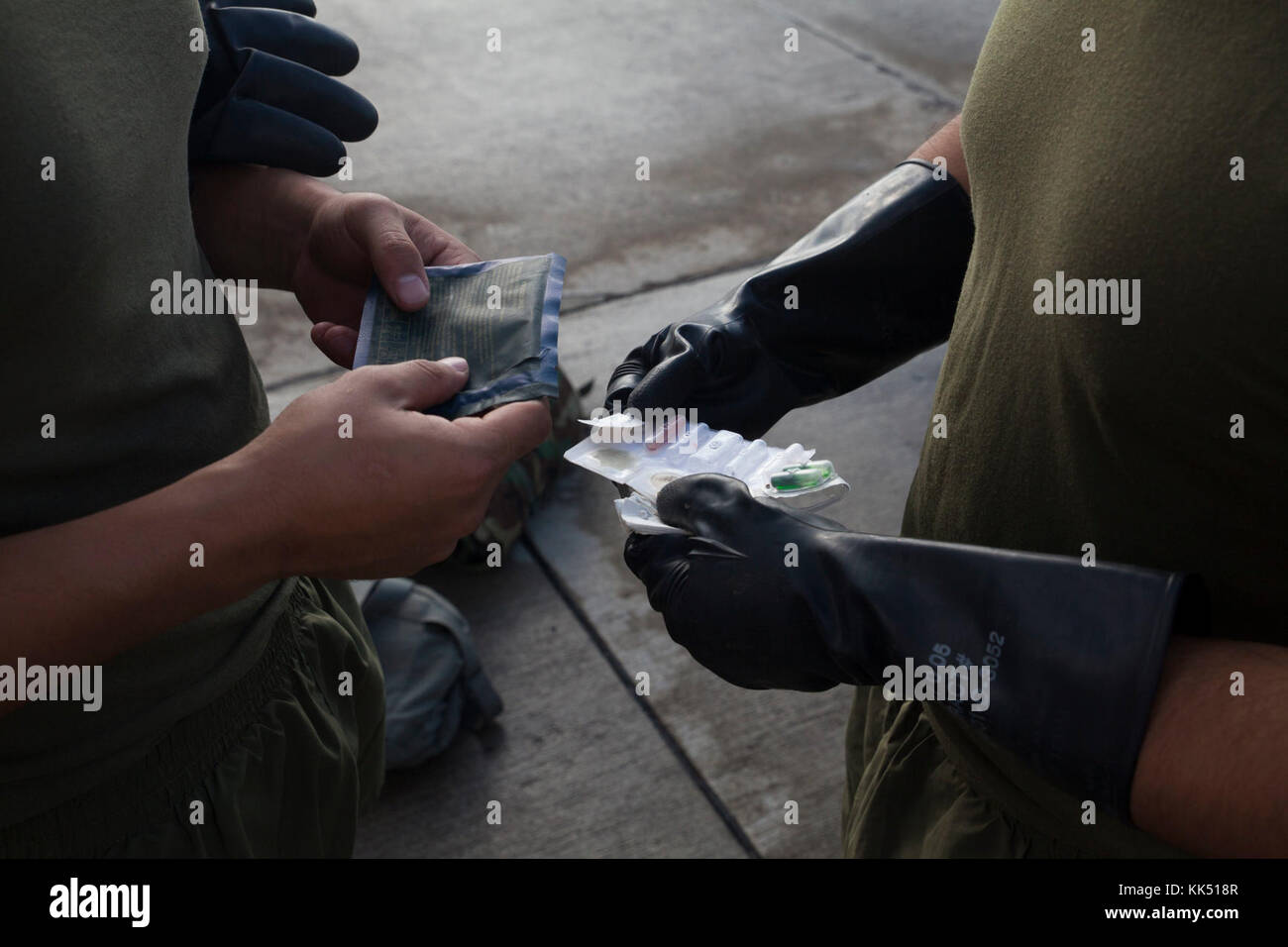 Detailed aircraft decontamination hi-res stock photography and images ...