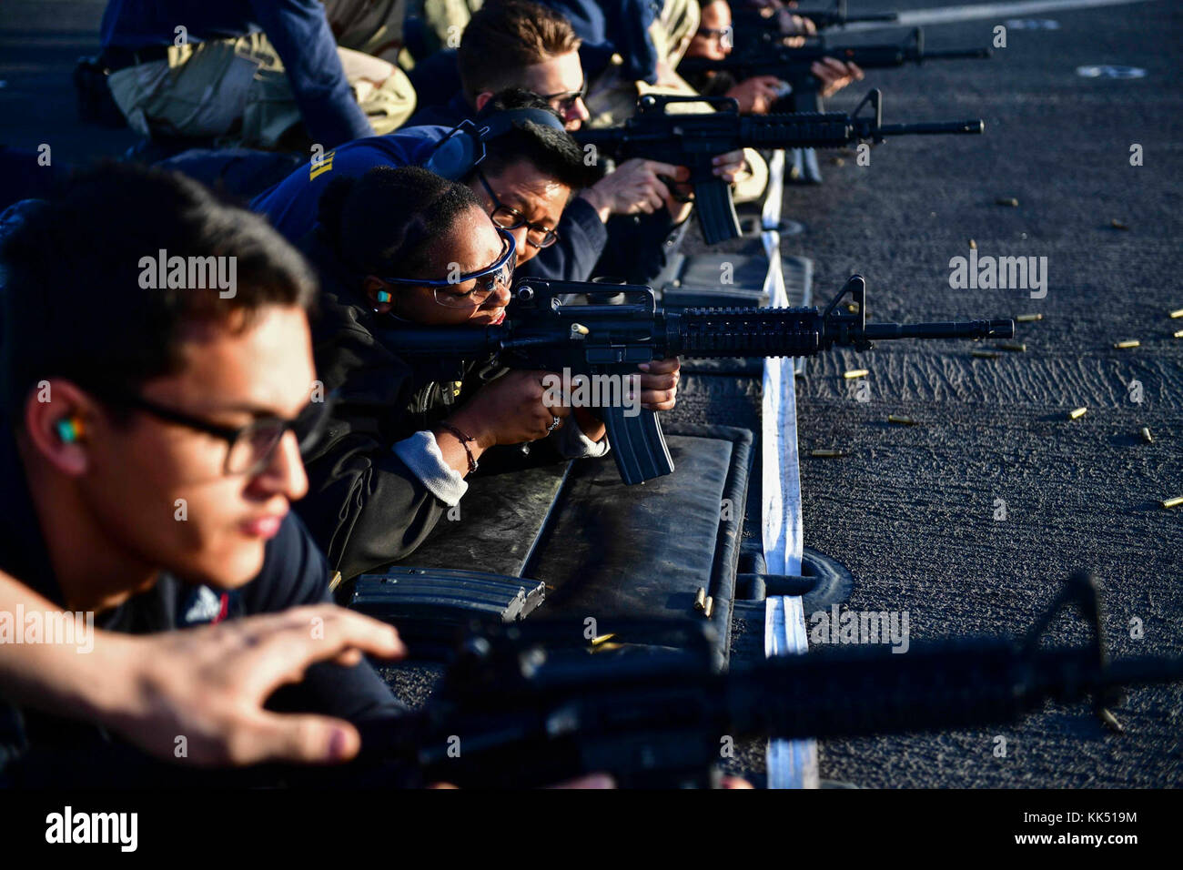 MEDITERRANEAN SEA (Nov. 8, 2017) Seaman Alexandra McClain, from Kansas ...