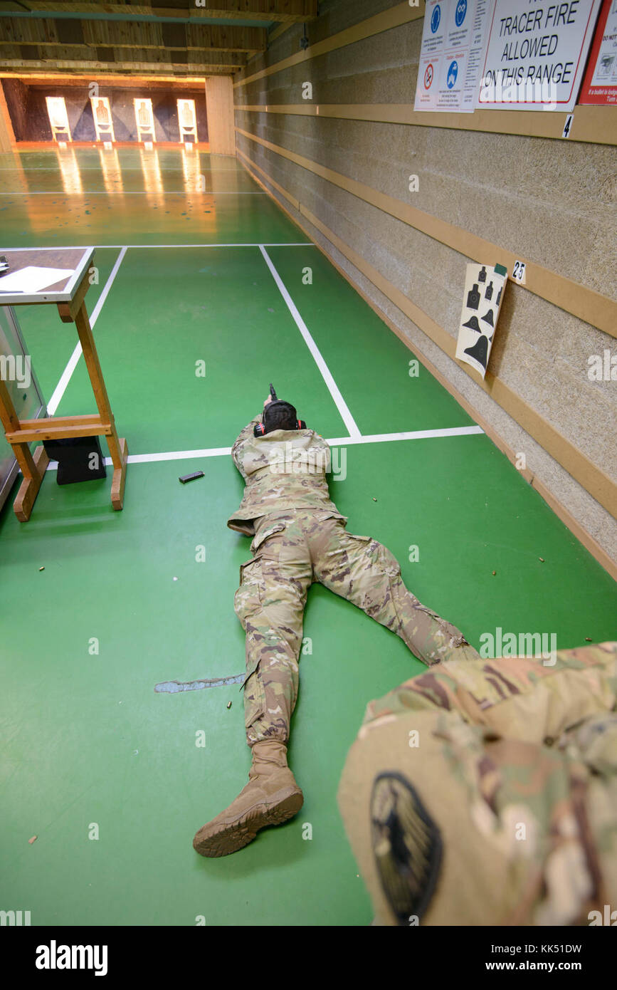 A U.S. Soldier with the 650th Military Intelligence Group acts as ...