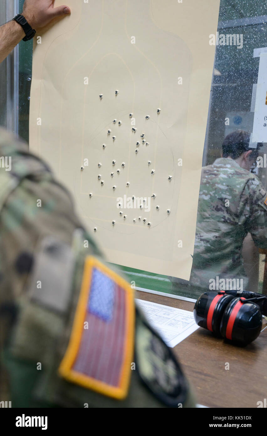 A U.S. Soldier with the 650th Military Intelligence Group acts as ...
