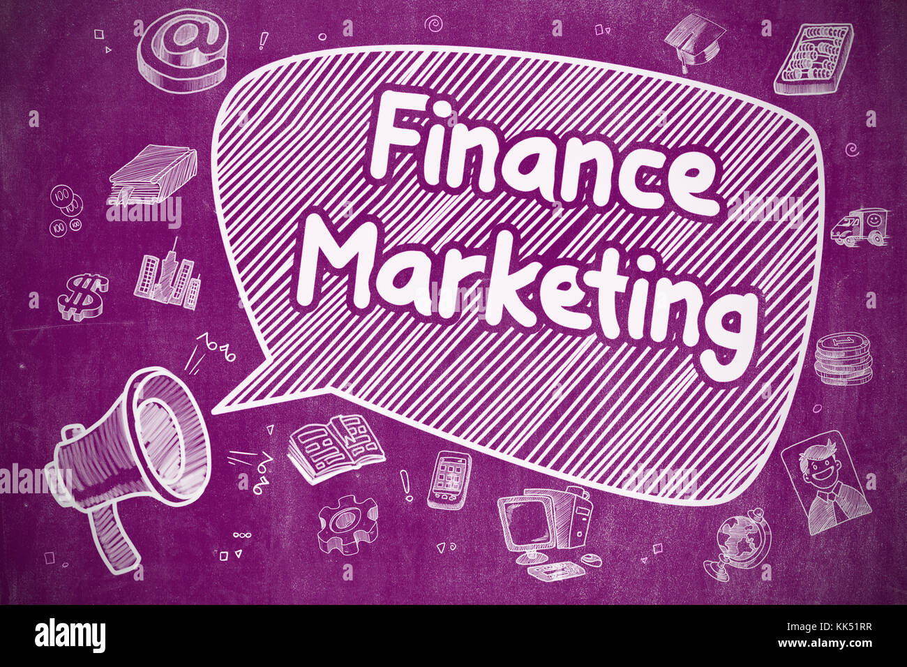 Finance Marketing - Business Concept Stock Photo - Alamy