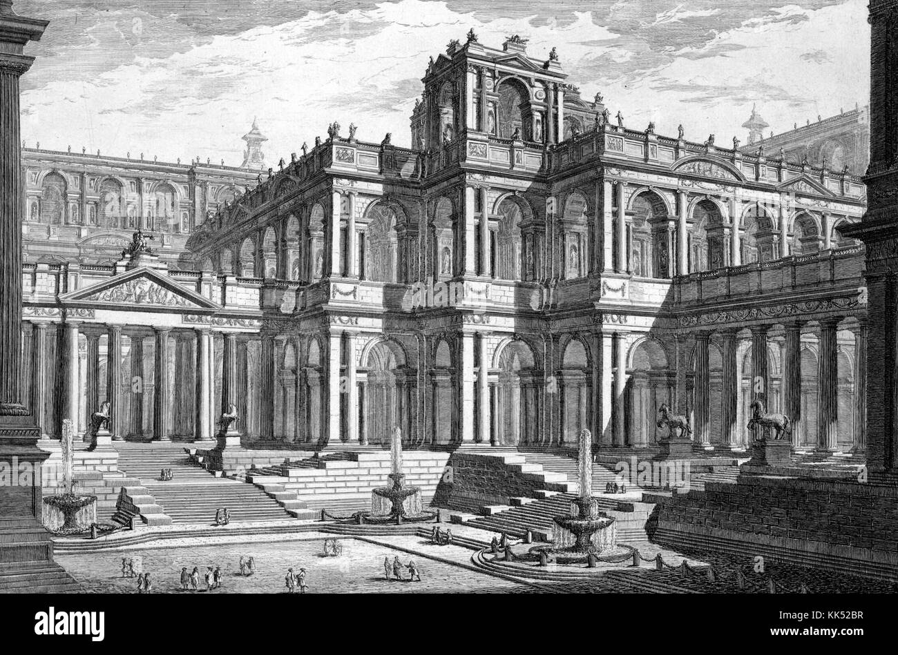 Roman forum illustration hi-res stock photography and images - Alamy