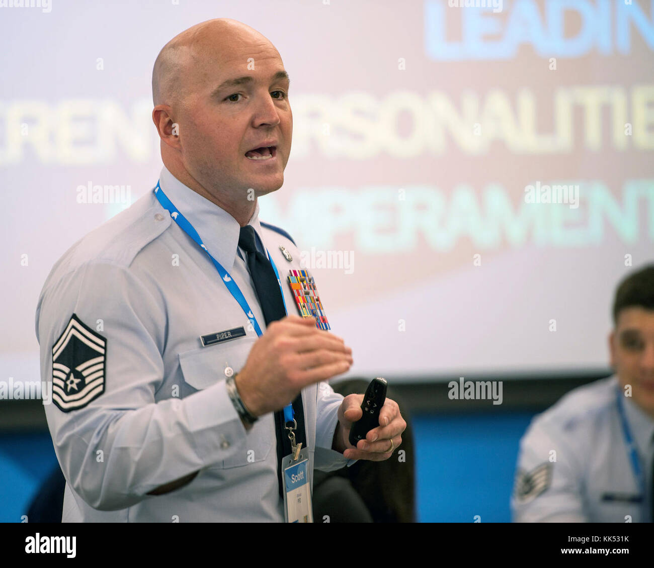 U.S. Air Force Senior Master Sgt. Scott Piper from Travis Air Force ...