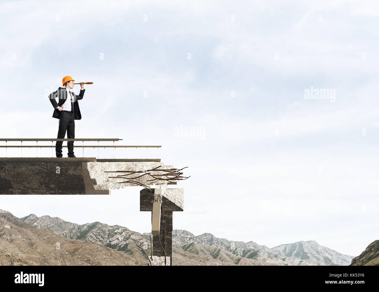 Looking up for new ways of problems solution Stock Photo - Alamy