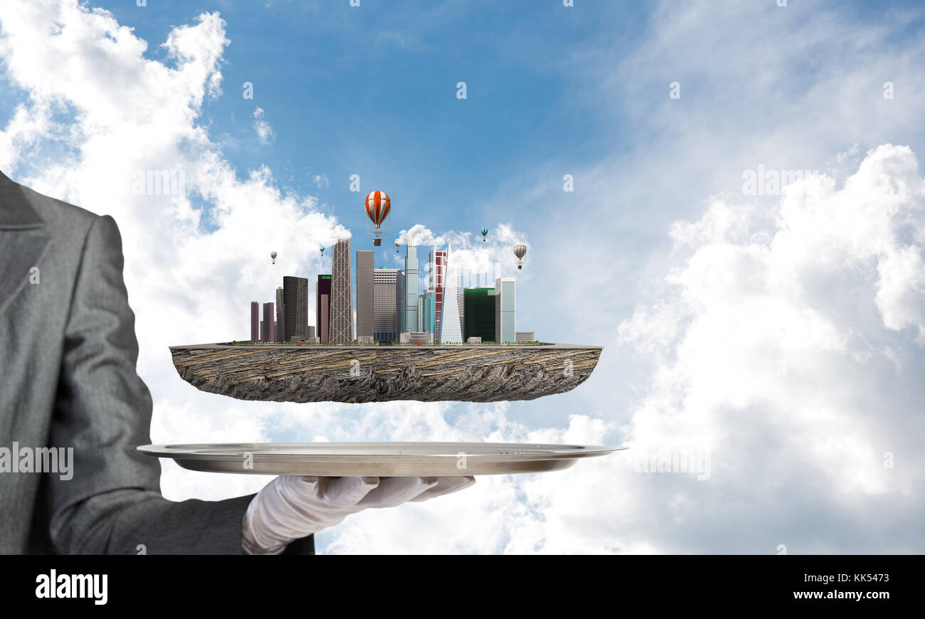 Concept of modern urban development Stock Photo - Alamy