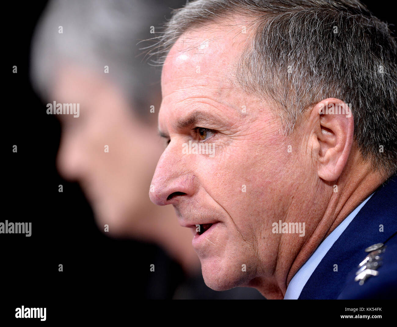 Air Force Chief of Staff Gen. David L. Goldfein speaks during the State ...